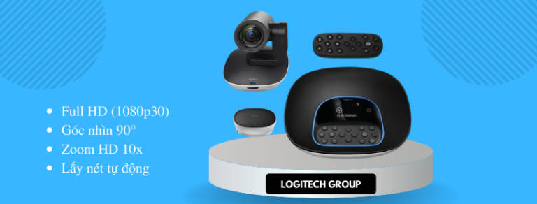 Camera hội nghị truyền hình Logitech Conferencecam Group