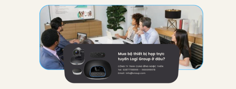 Bộ thiết bị họp trực tuyến Logi Group cho doanh nghiệp